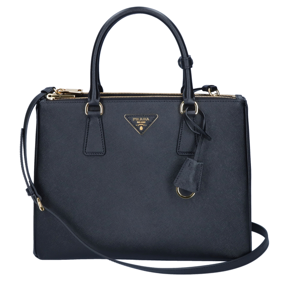 Prada | Bags | Prada 2way Bag Galleria Large Bag Black | Poshmark